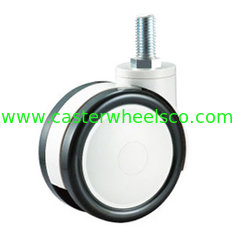 China ball bearing dual wheels caster supplier