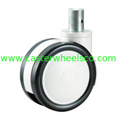 China Twin wheels hospital bed casters supplier