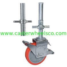 China scaffold caster wheels with screw stem supplier