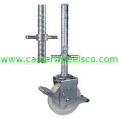 China nylon scaffold casters with hollow screw stem supplier