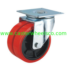 China Double wheels heavy duty caster supplier