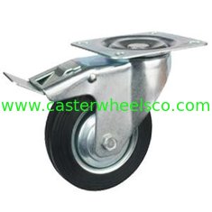 China Swivel Rubber Caster supplier