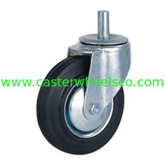 China Industrial rubber caster wheels supplier