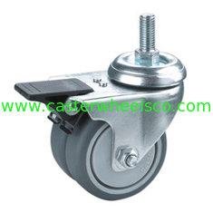 China twin wheels trolley caster supplier