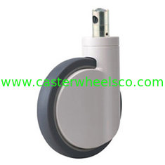 China 8 inch central brake stretcher casters supplier