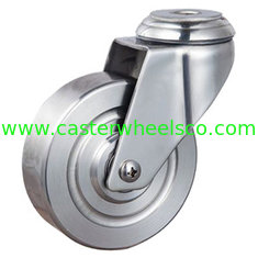 China Stainless steel castors bolt hole supplier
