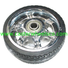 China 5 inch solid rubber wheels supplier