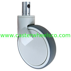 China 5 inch Central locking caster wheels supplier