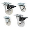transparent caster wheels,Translucent Clear Casters supplier